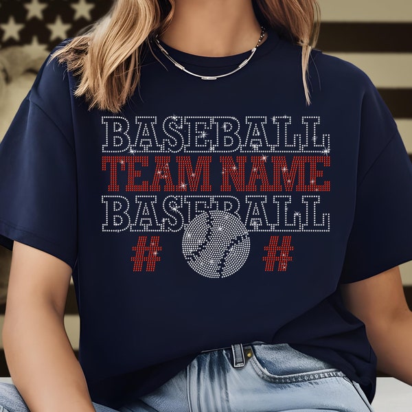 Bling Baseball Shirt - Etsy