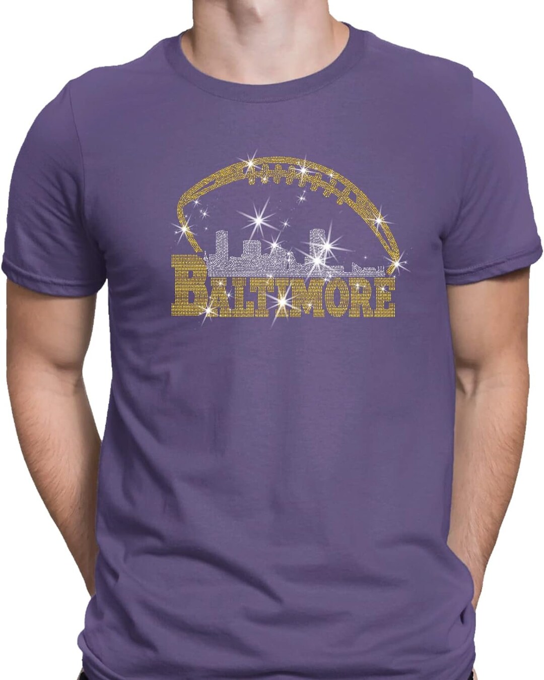 Baltimore Football Team Name, Game Day Football T Shirts Women Men Cute ...