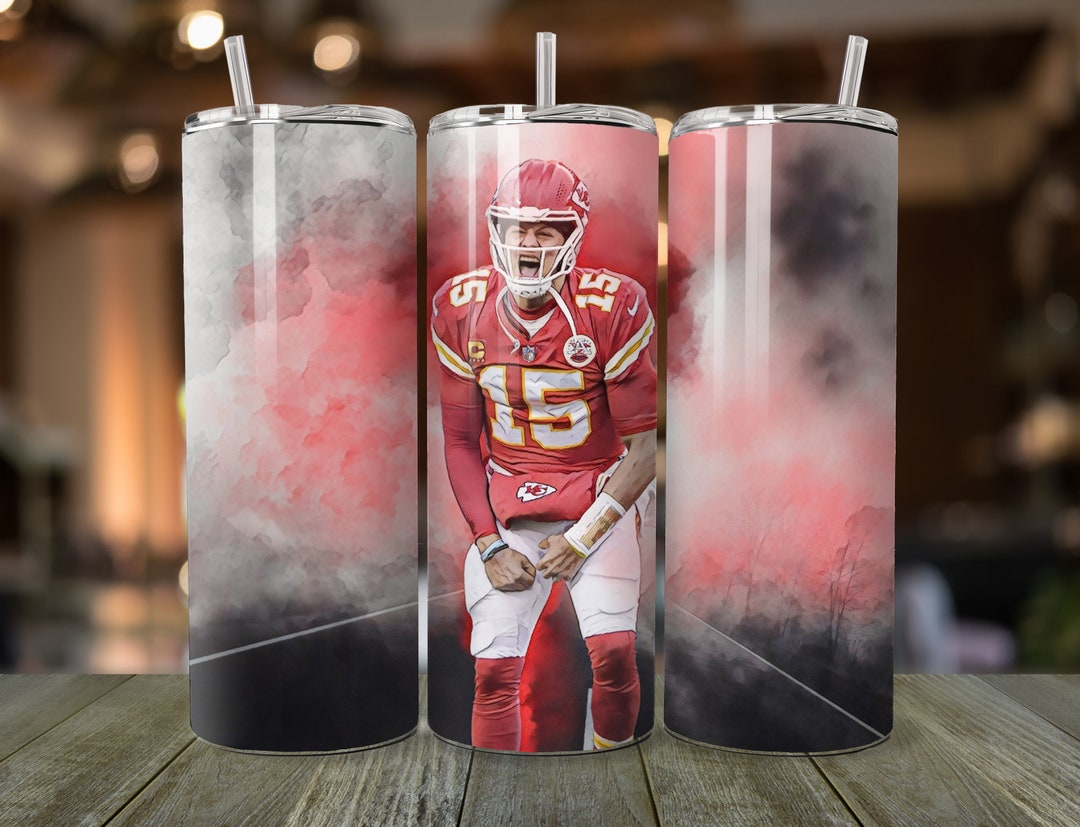 Patrick Mahomes Tumbler Wrap 20oz PNG, Chiefs Mahomes Wrap, Football ...