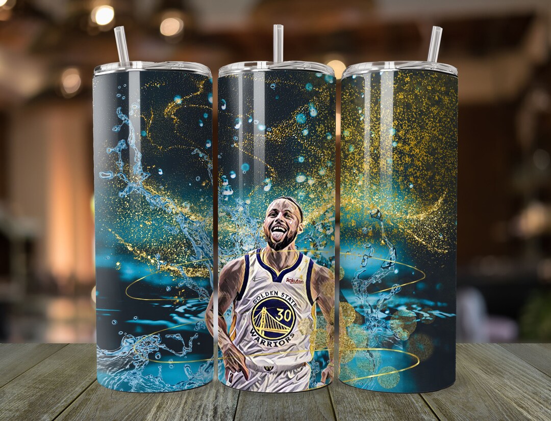 Steph Curry Tumbler Wrap, Basketball 20oz Tumbler Wrap, Warriors Wrap ...