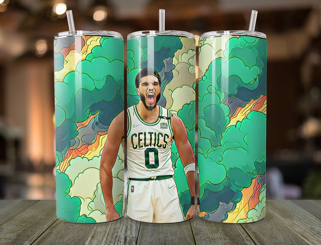 Jayson Tatum Tumbler Wrap, Celtics Fan Gift, NBA Star Merch ...