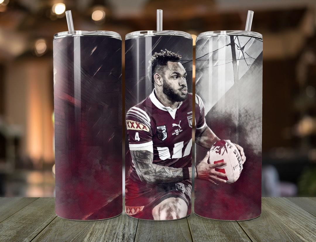 Hamiso Tabuai Fidow Tumbler Wrap, the Hammer, QLD Maroons Png - Etsy