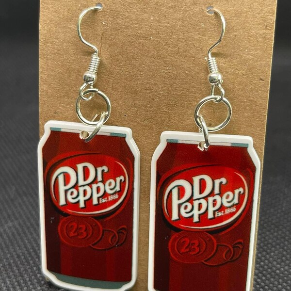 Dr Pepper Earrings - Etsy