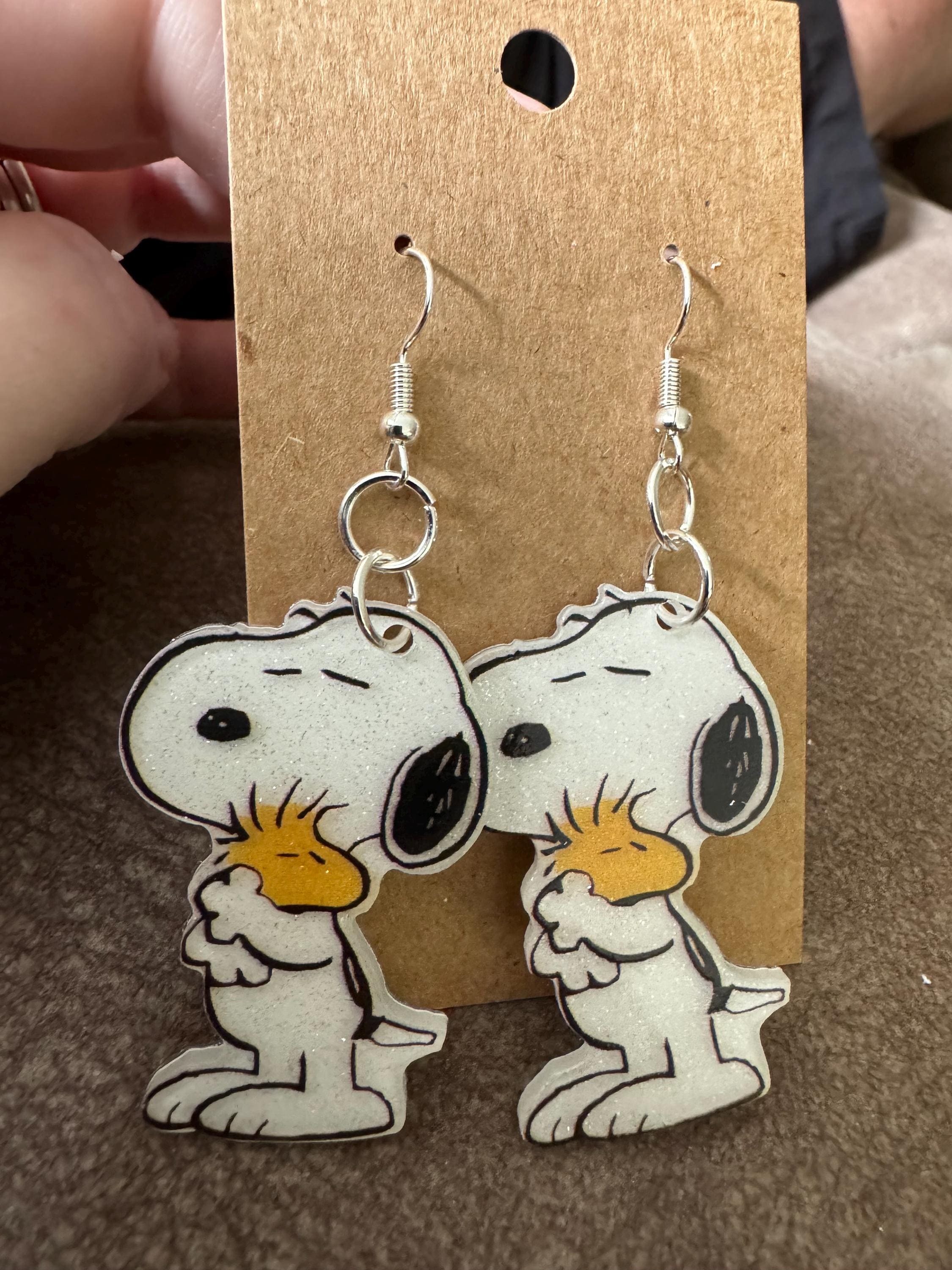 Snoopy Earrings - Etsy
