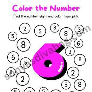 1-9 Number Recognition | Math Worksheets | Preschool Pages | Simple ...