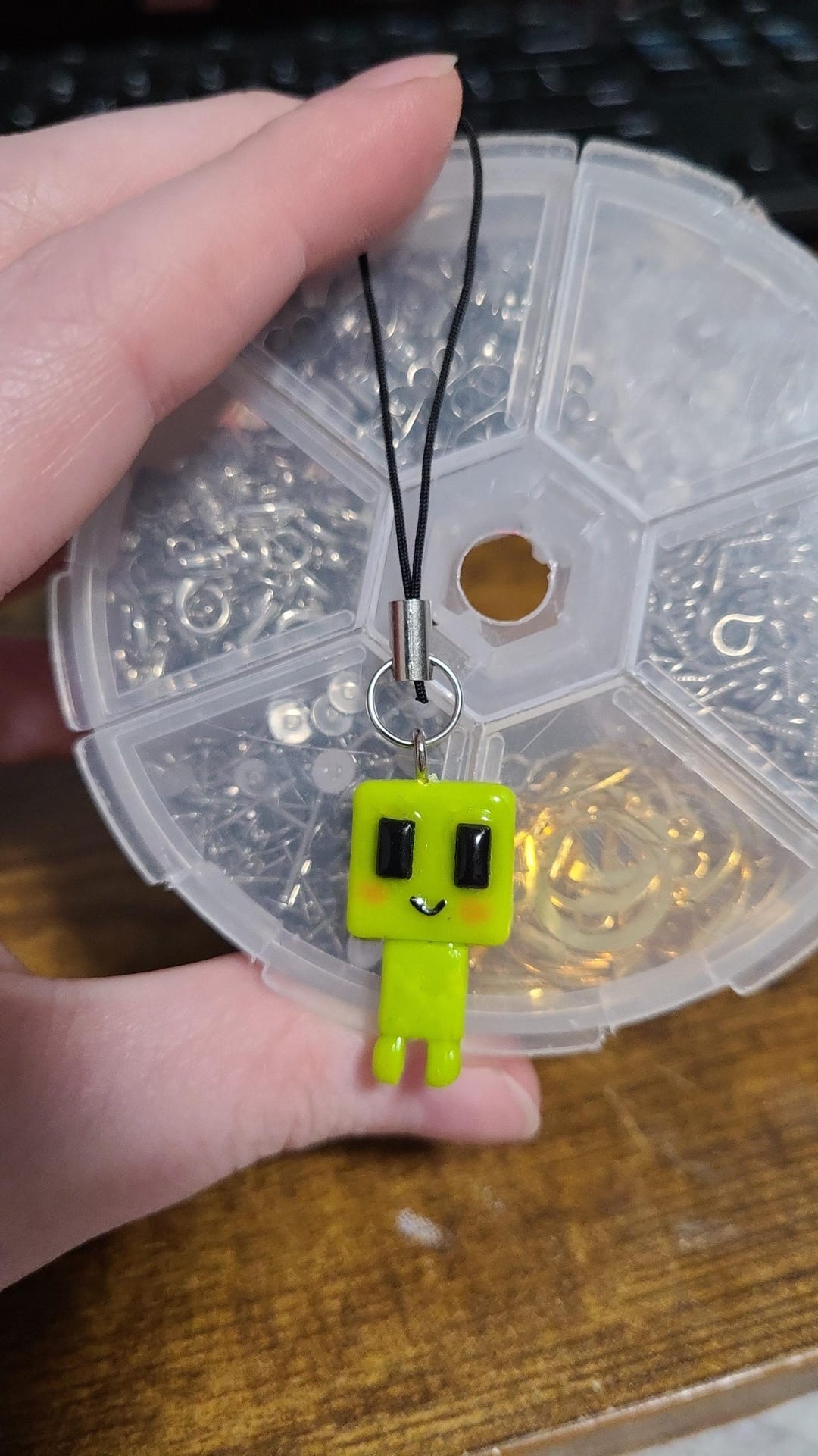 Minecraft Creeper Phone Charm, Gamer Accessory - Etsy