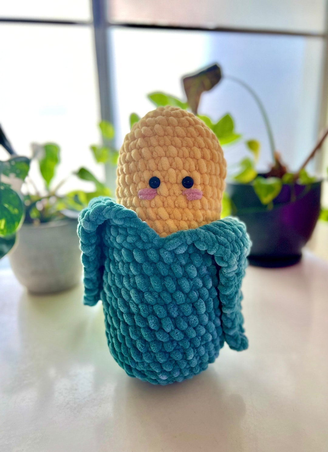 Jumbo Corn Crochet Plush, Amigurumi Corn Plush, Corn Crochet Plush - Etsy