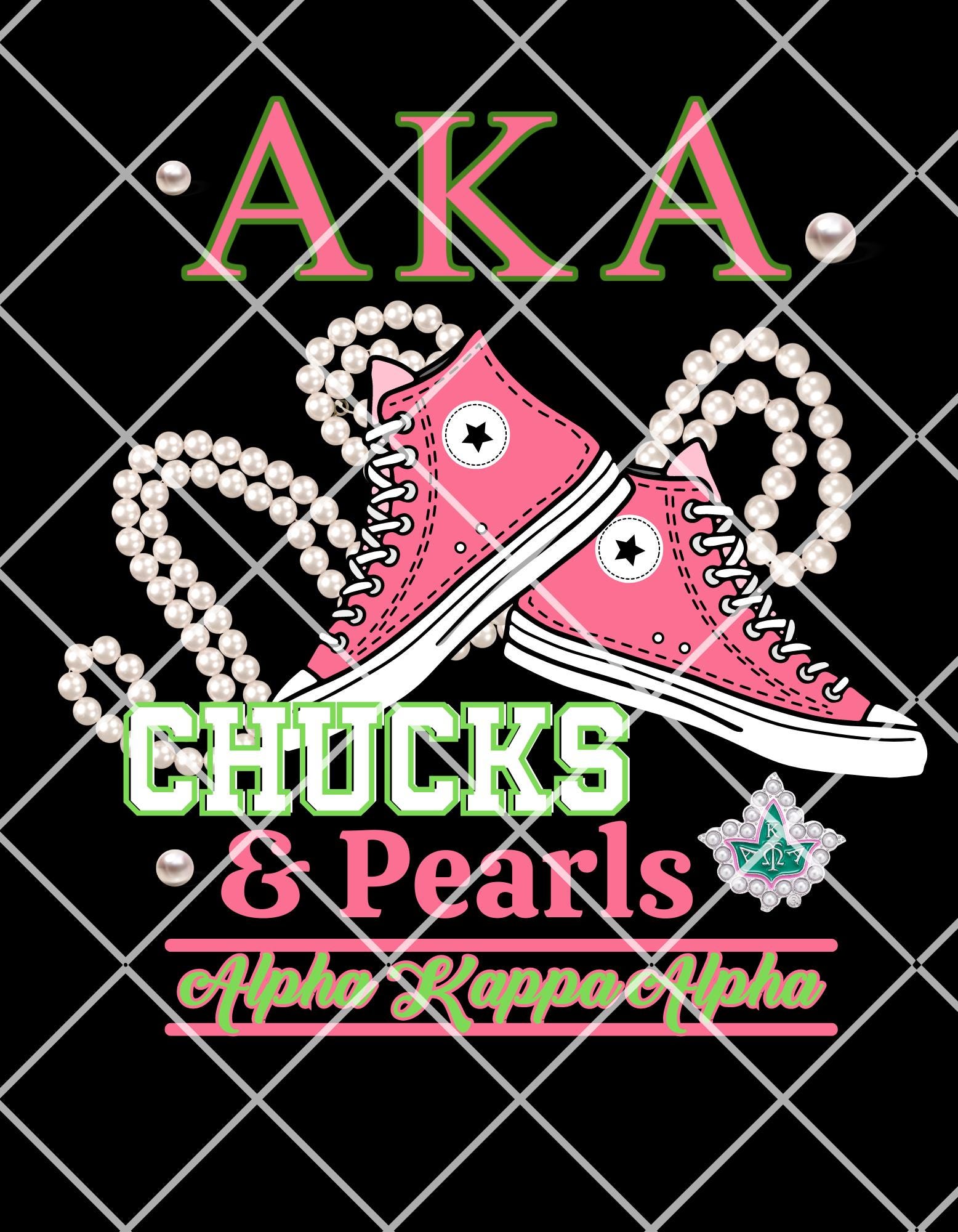 Chucks and Pearls Png | AKA- Alpha Kappa Alpha | Kamala Harris 2024 for ...