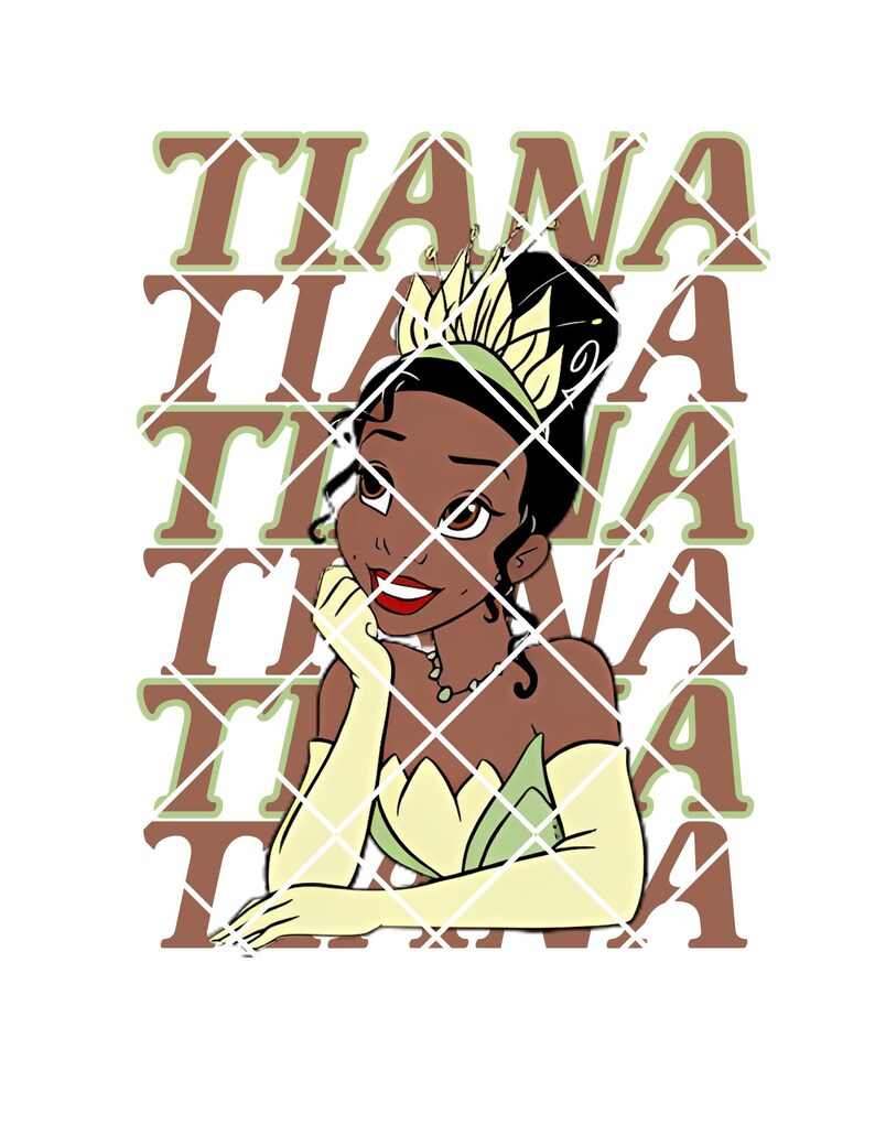 Princess Tiana- Png-princess and the Frog Png - Digital File - Etsy