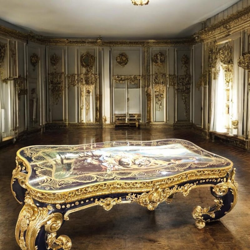 Rococo Table - Etsy