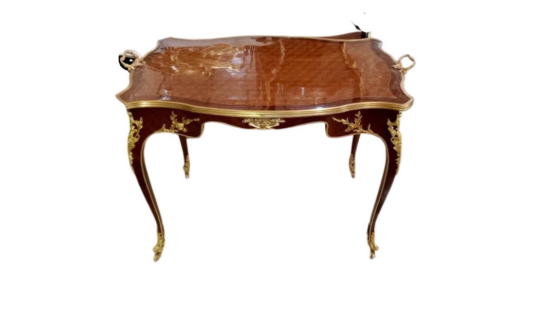 19th Century Louis Quinze French Serving Roller Wheel Table by Francois ...