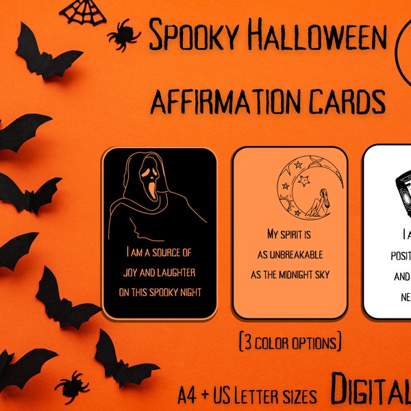 Halloween Affirmations - Etsy
