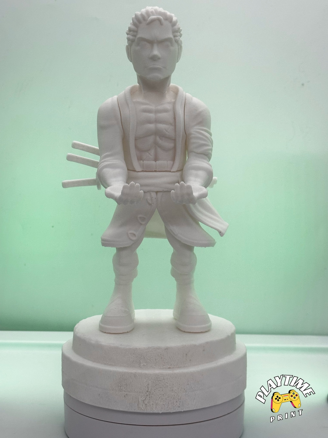 Samurai Zoro Controller Stand Gift for Gamers Anime Figure Decor Holder ...