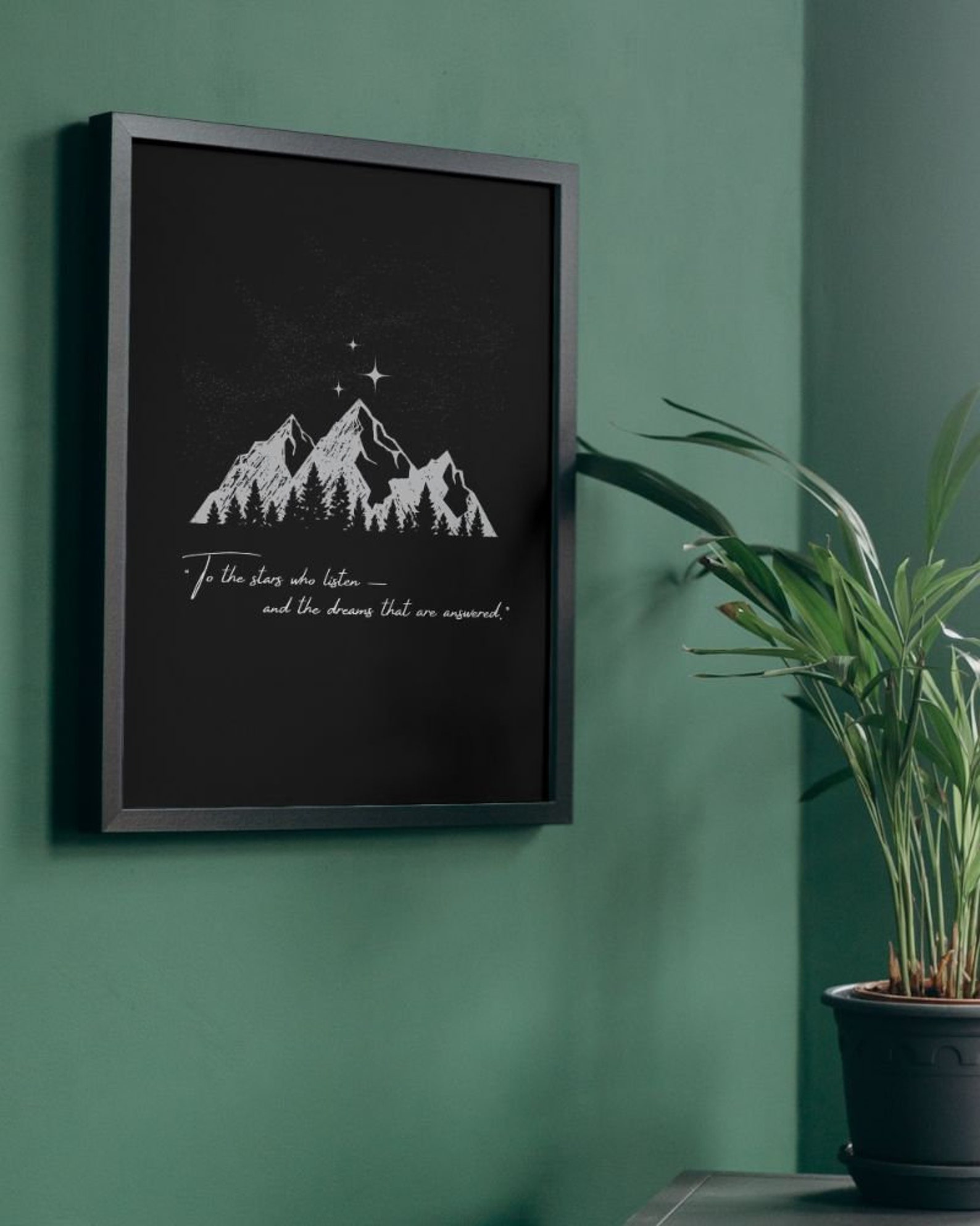 ACOTAR Print Art, to the Stars Who Listen, A Court of Thorns & Roses ...