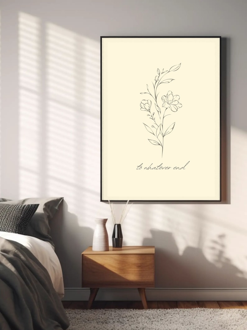 TOG Print Art, to Whatever End, Throne of Glass Inspired, Aelin Quote ...