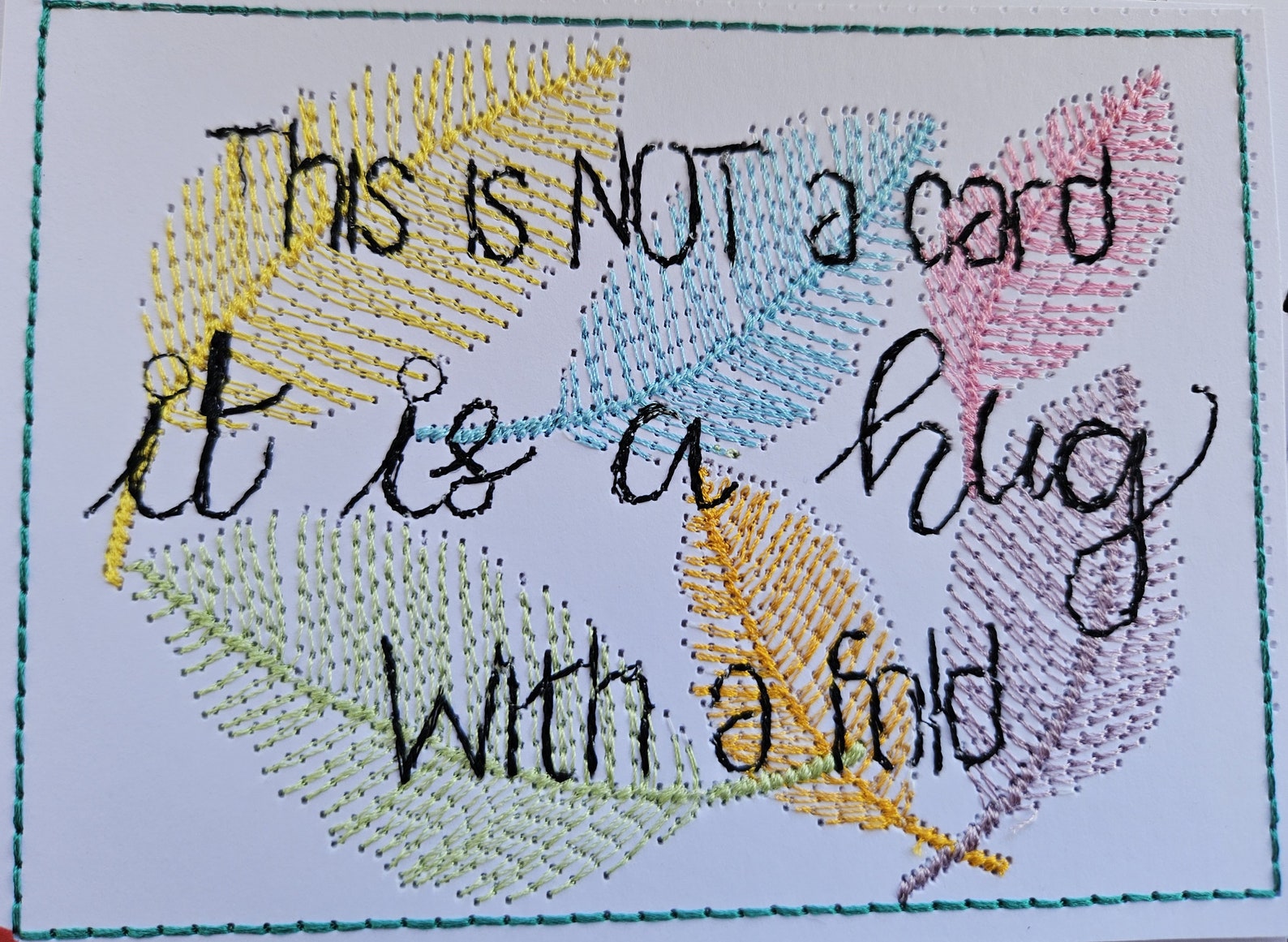 Hug With a Fold - A Machine Embroidery Specifically Digitised for ...