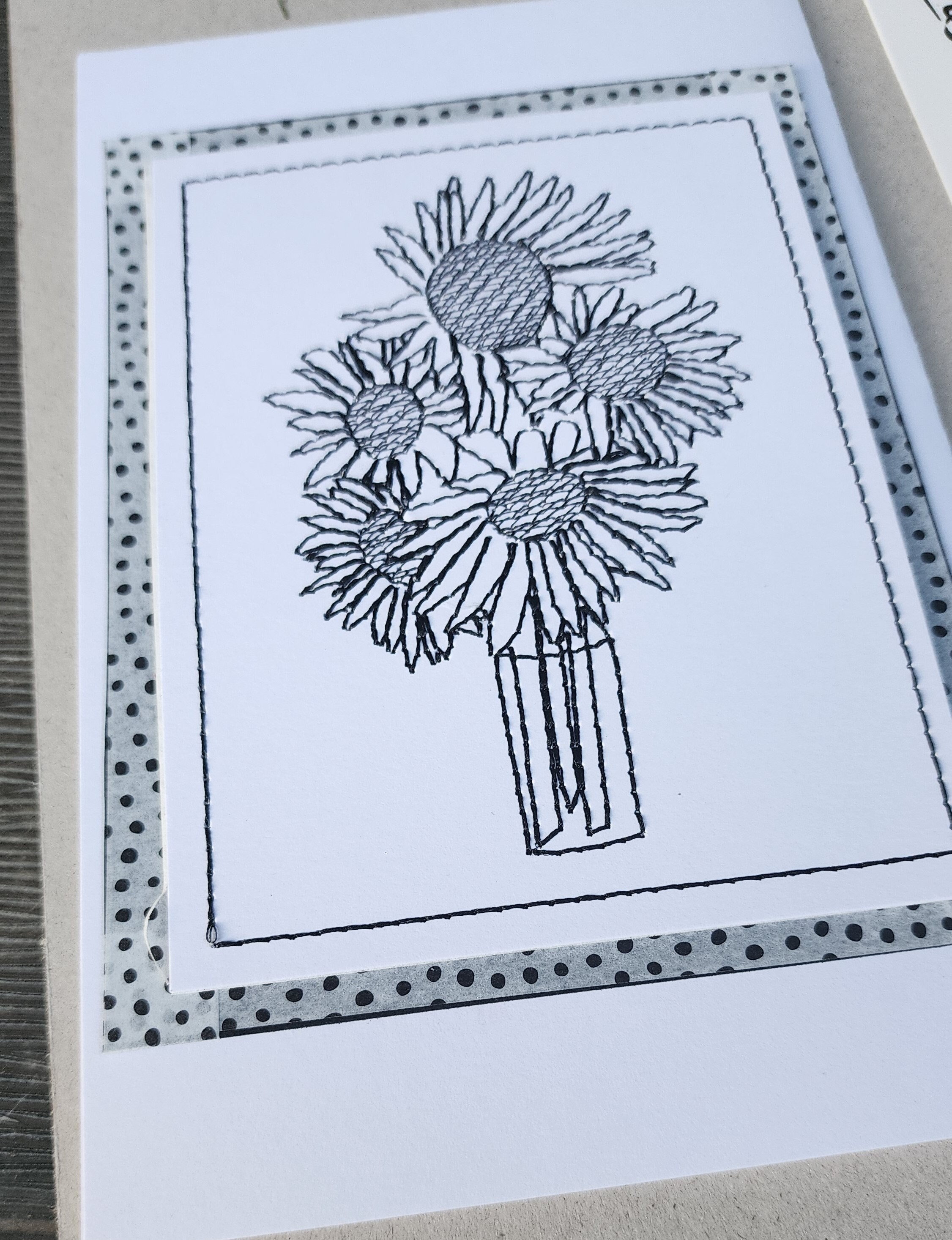 BDT Amie's Flowers - Machine Embroidery File Specifically for Cardstock ...
