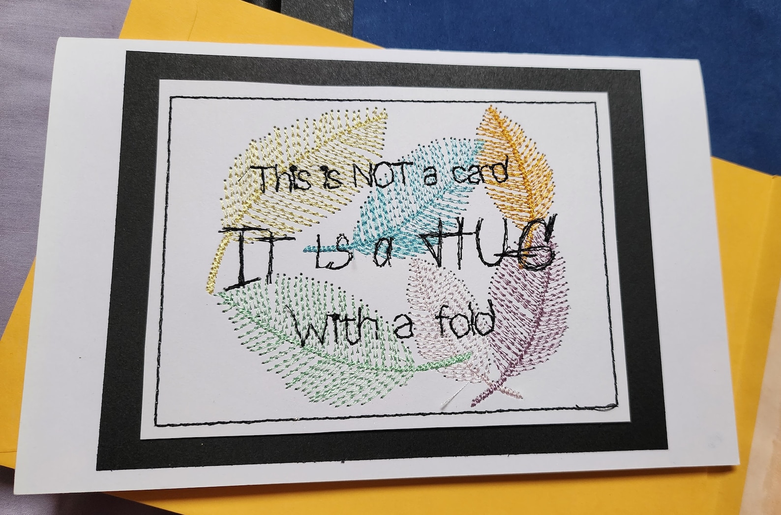 Hug With a Fold - A Machine Embroidery Specifically Digitised for ...