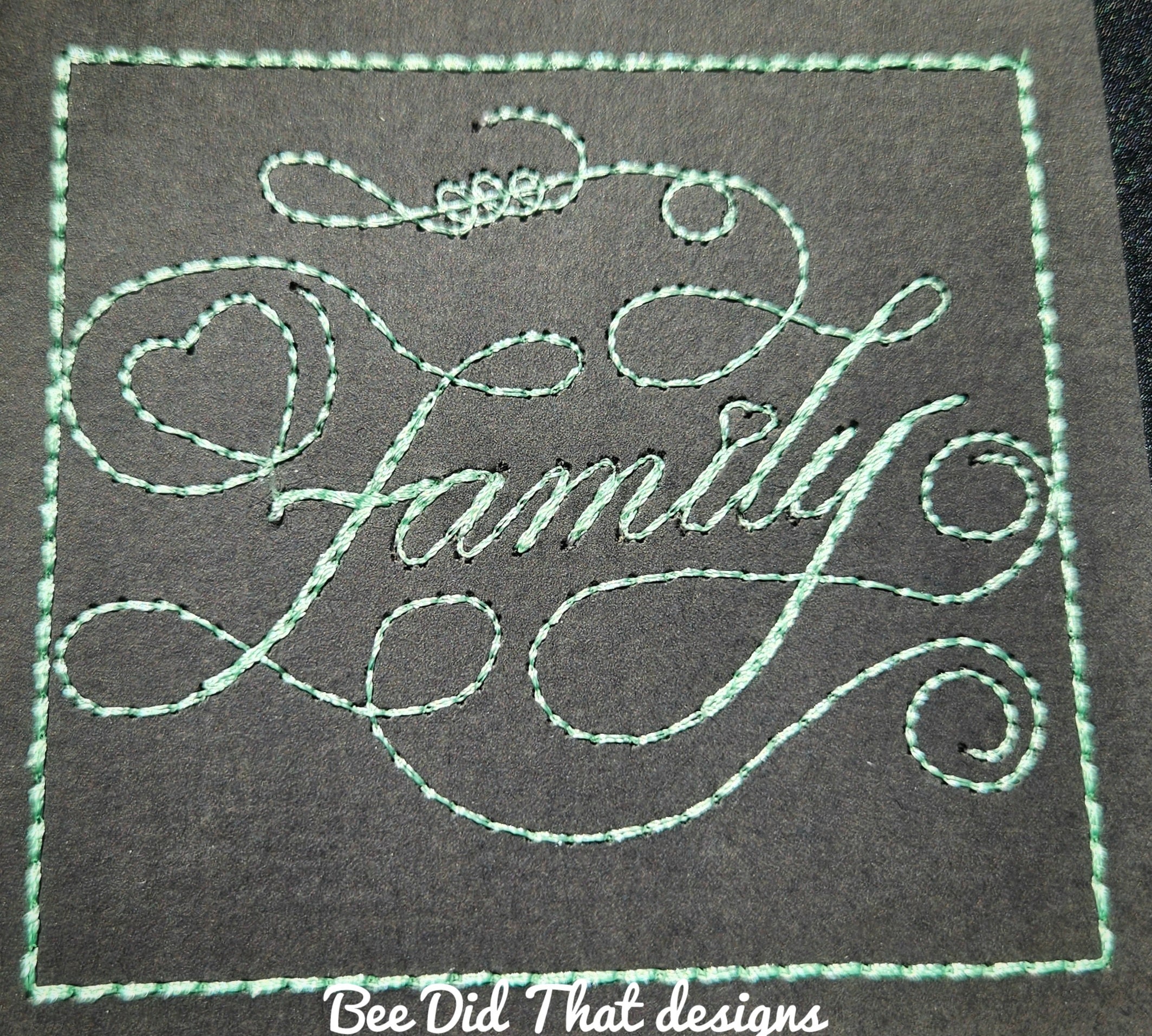 BDT - Flourish Family - A Machine Embroidery Specifically for Cardstock ...