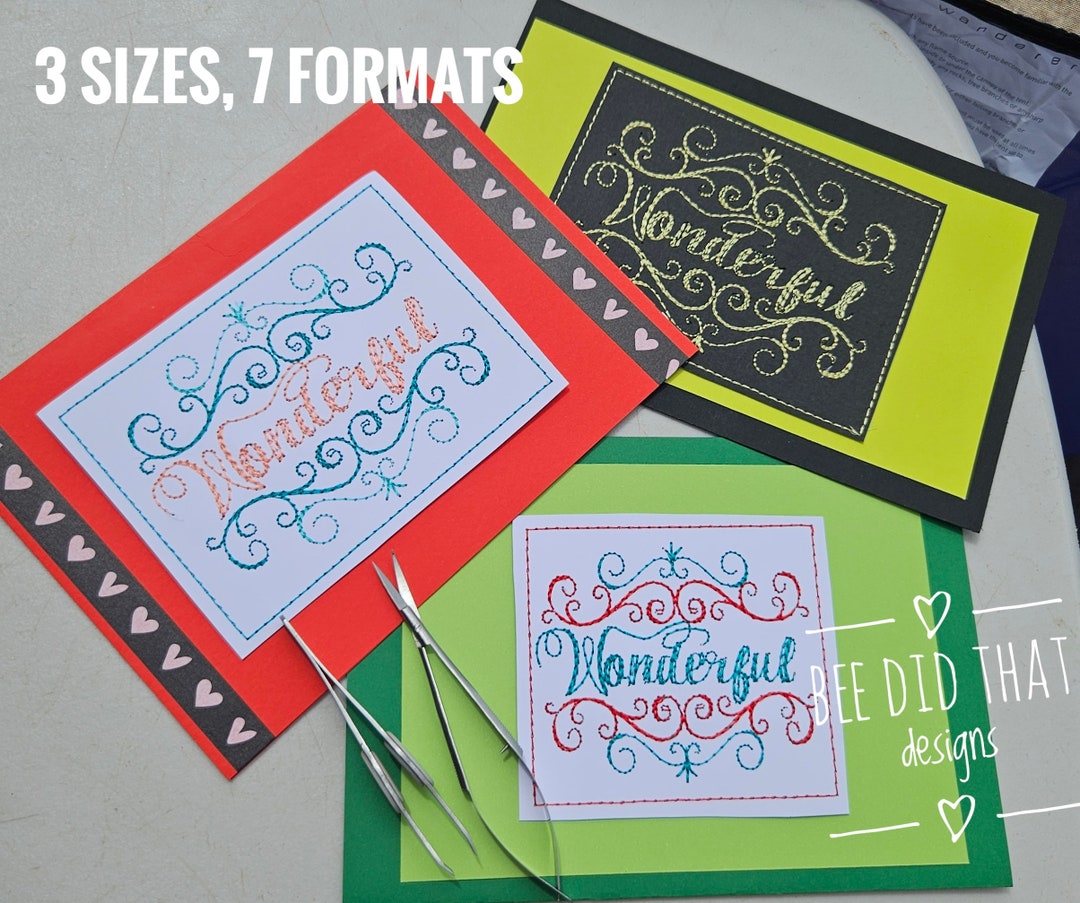 BDT Flourish Wonderful - A Machine Embroidery Specifically for ...