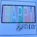 BDT Chunky Happy Birthday - Machine Embroidery File Specifically for ...