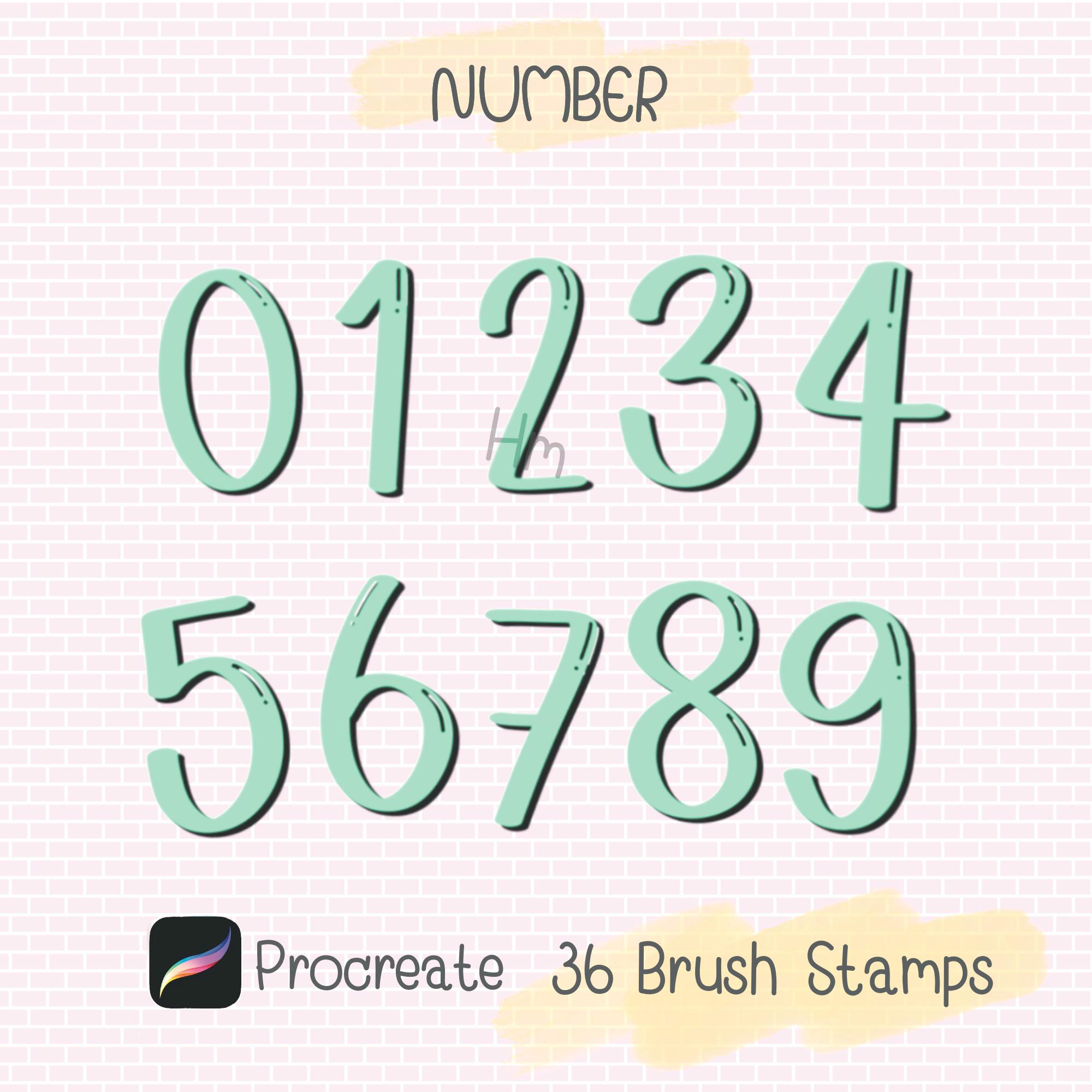 Alphabet Procreate Brush Stamps, Alphabet Stamp, Letter Stamps ...