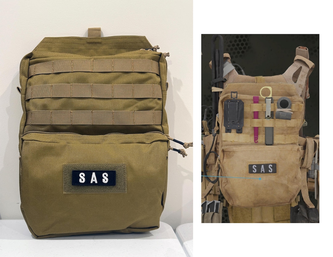 COD Soap Tactical Vest Back Panel Cosplay Airsoft Johnny soap Mactavish ...