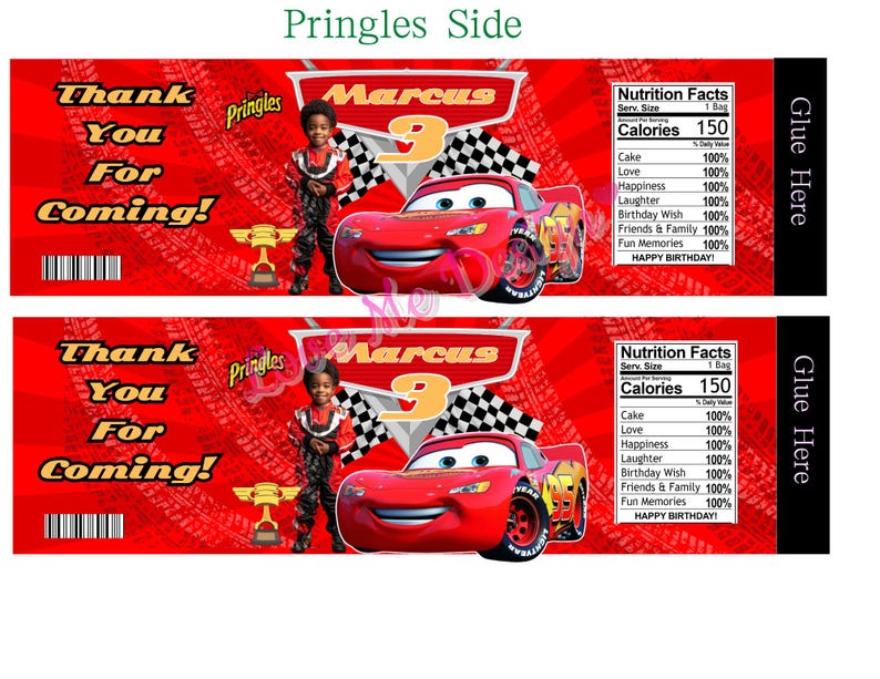 Editable Cars Party Favor -9 Templates - Etsy