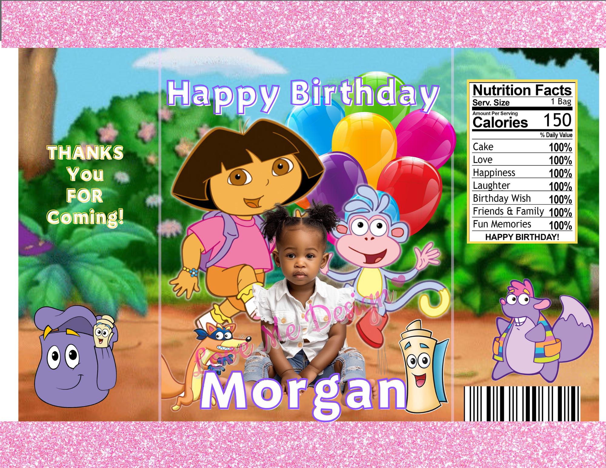 Dora Party Favor Bundle Templates 9 - Etsy