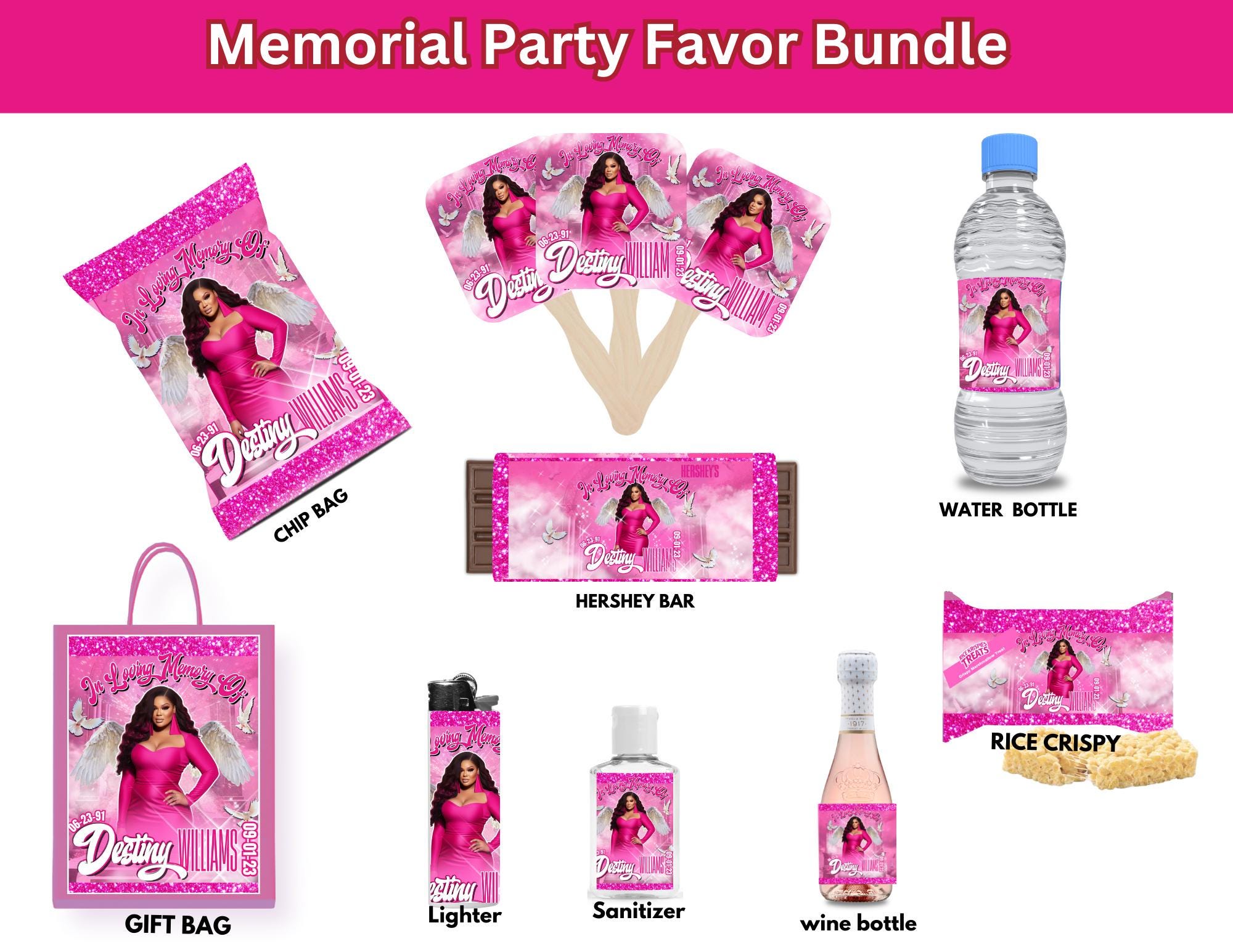 Editable Personalized Memorial Template - Etsy