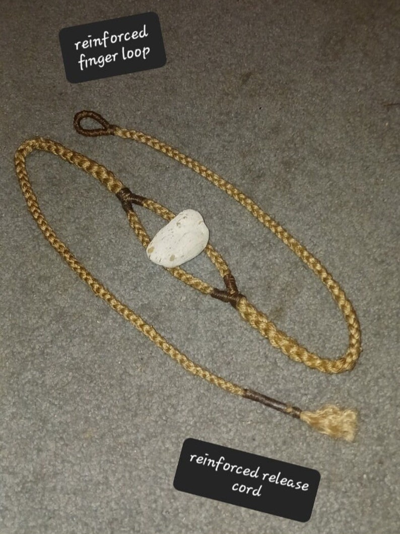 Reinforced Hand Braided Split Pouch Sling - Etsy