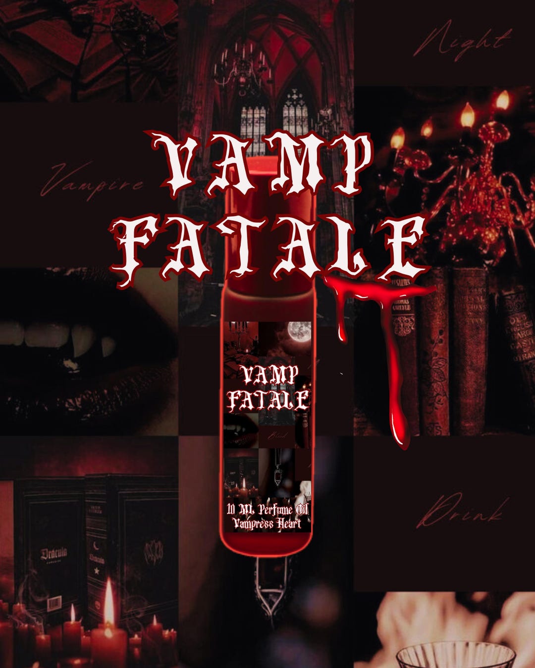 VAMP FATALE Perfume Oil - Etsy UK
