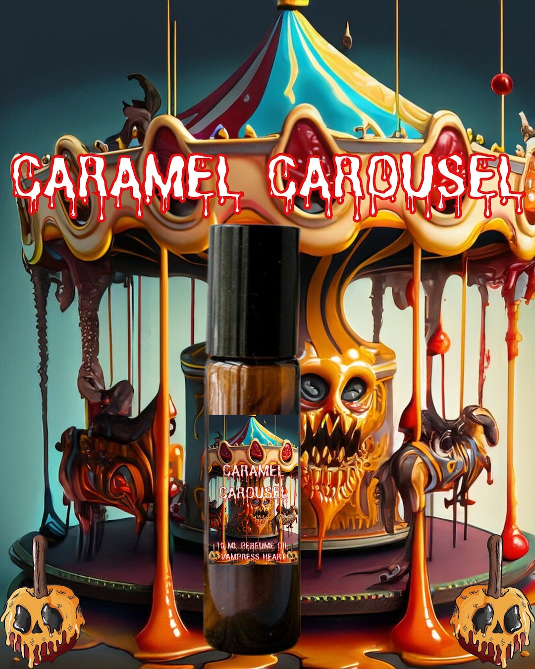 CARAMEL CAROUSEL Rollerball Perfume Oil With Caramel and - Etsy