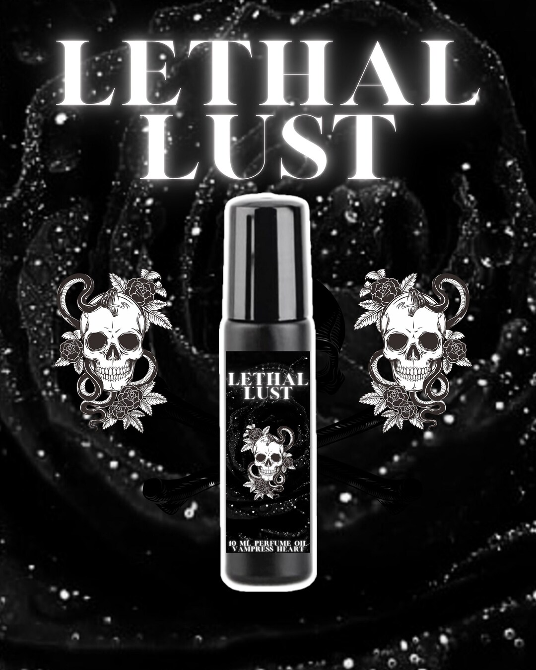 LETHAL LUST Perfume Oil With Pomegranate, Black Currant, Rose, Resins ...