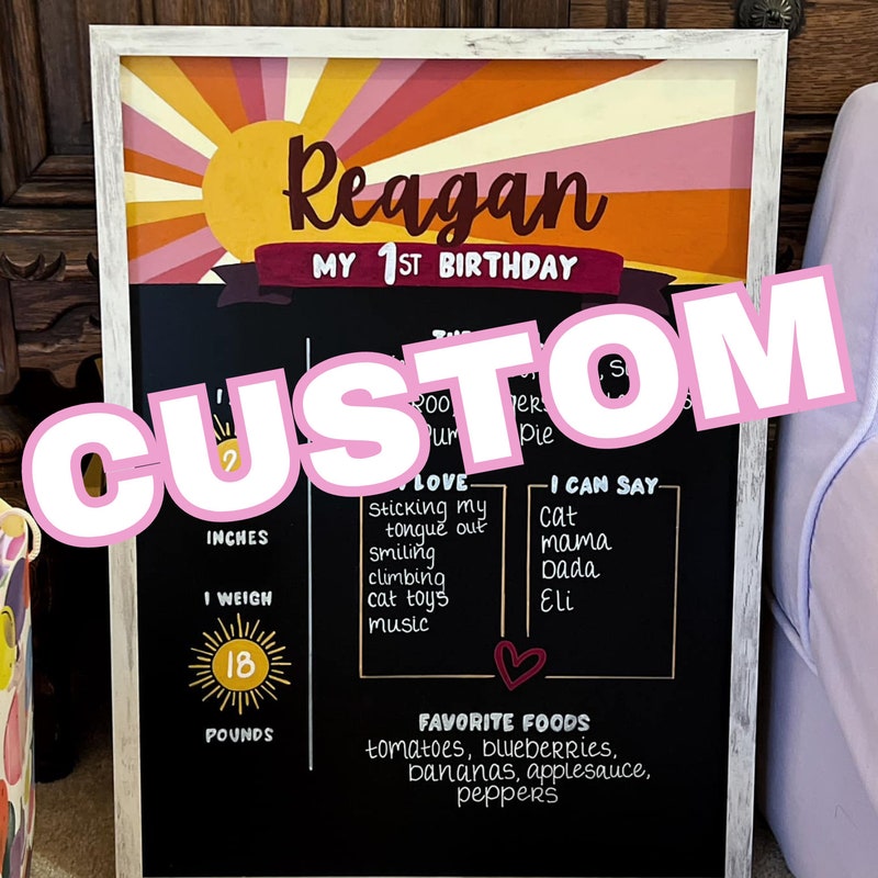 Birthday Board - Etsy