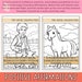Farm Animal Mindful Colouring Pages X 20 With Positive Affirmations for ...
