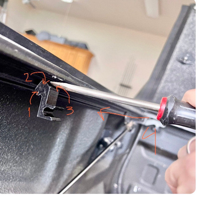 Undercover Tonneau Prop Rod Clip (pack of 5) - Etsy