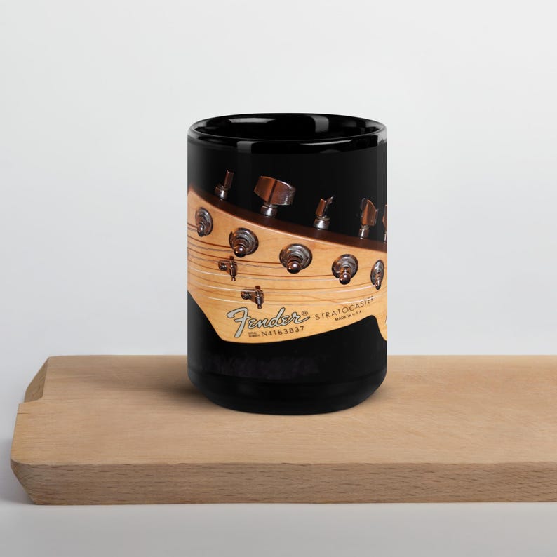 40th Anniversary Fender Stratocaster Mug – Guitar Headstock Art - Etsy
