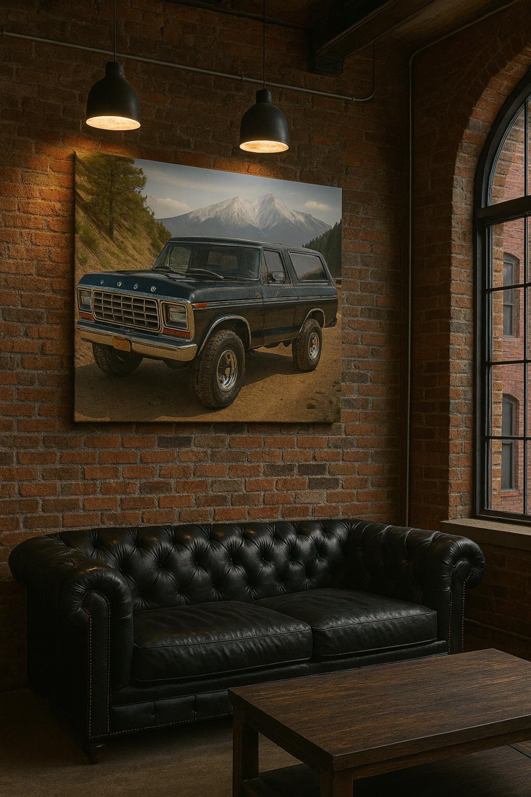 1979 Ford Bronco 4x4 – Mountain Trail Adventure Poster (unframed ...