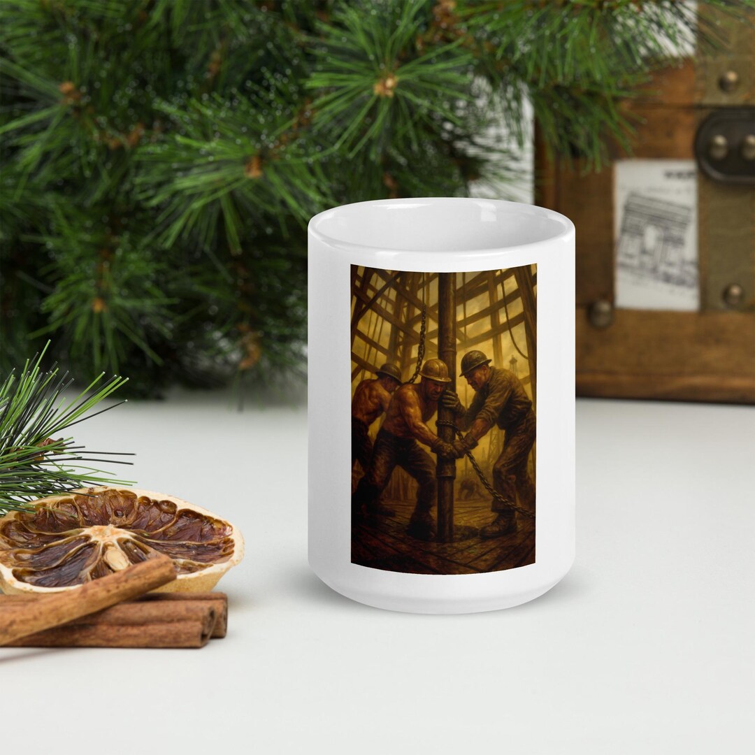 The Derrick Floor • Oilfield Legends Mug - Etsy