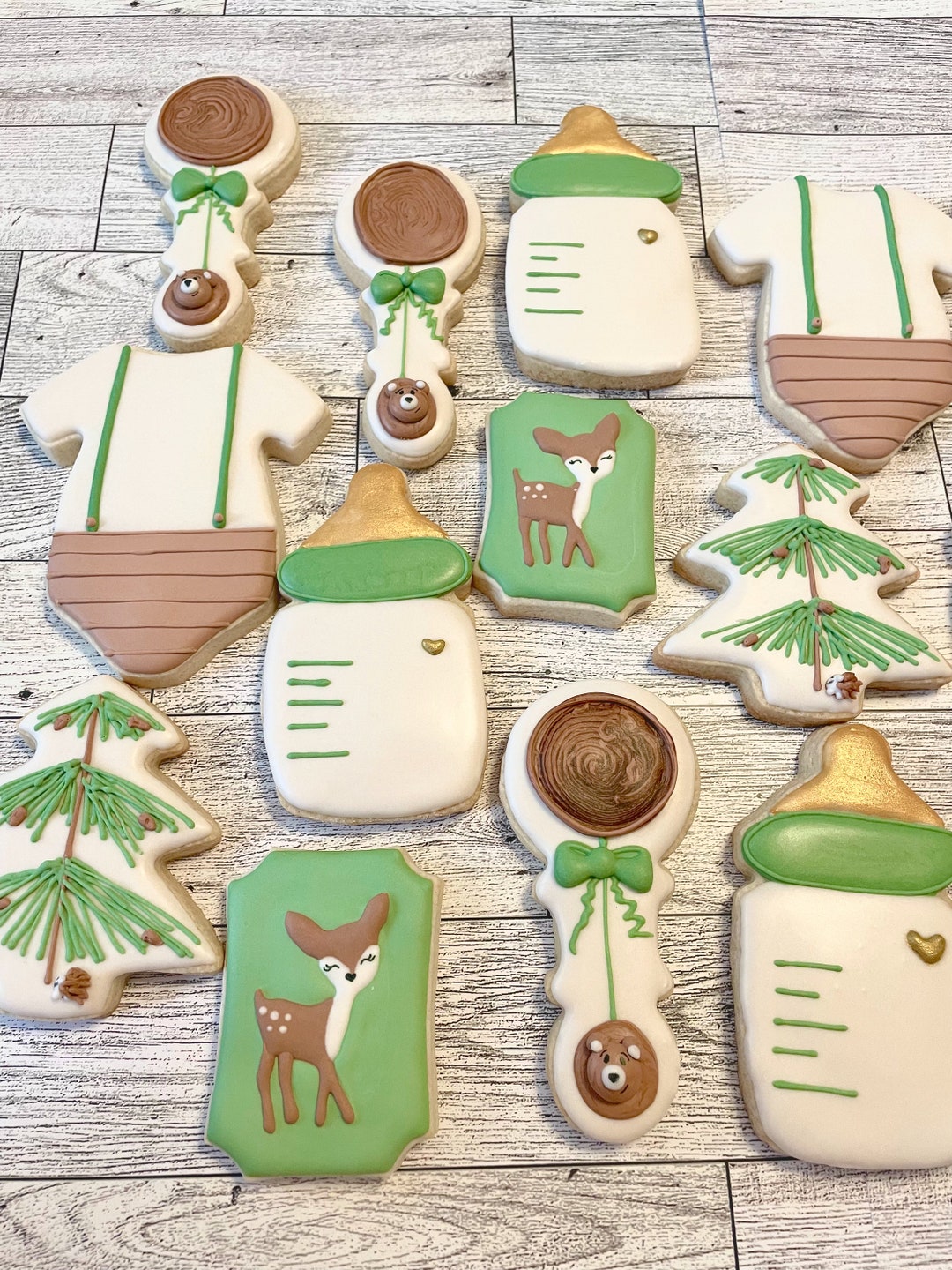 Woodland Baby Shower Cookies - Etsy