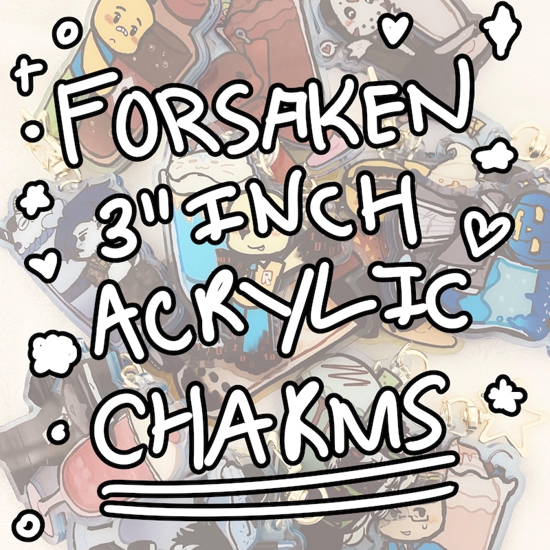 Forsaken Roblox Keychain - Etsy