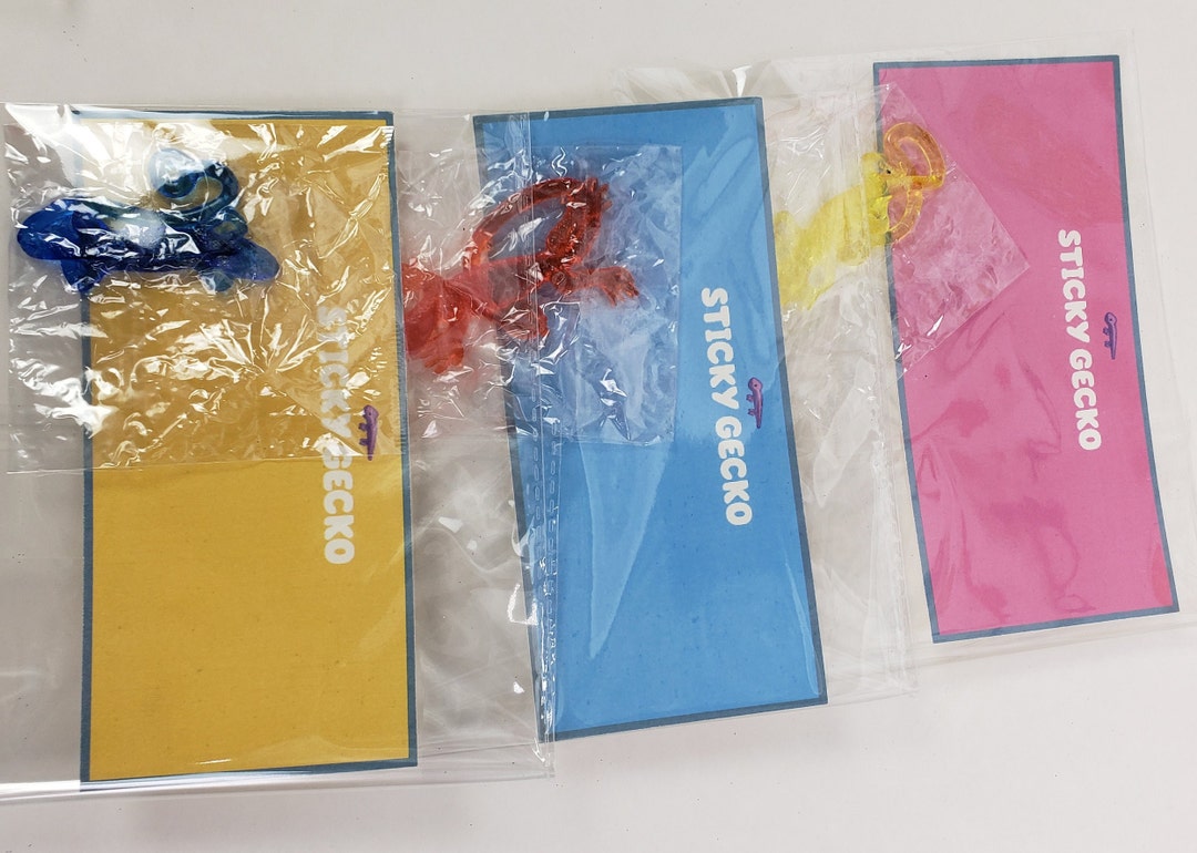 10pc Stretchy Sticky Gecko Party Favors: Kids Wacky Lizards - Etsy
