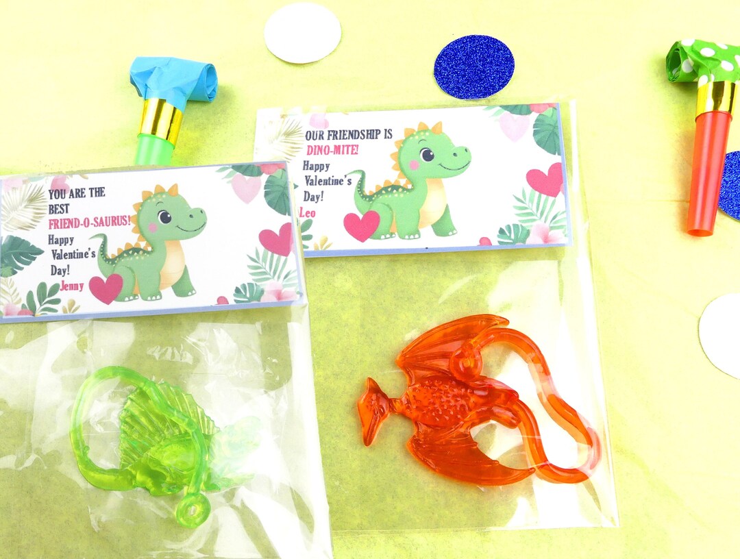 Sticky Stretchy Dinosaur Favor for Valentine's Day for a Dynomite ...