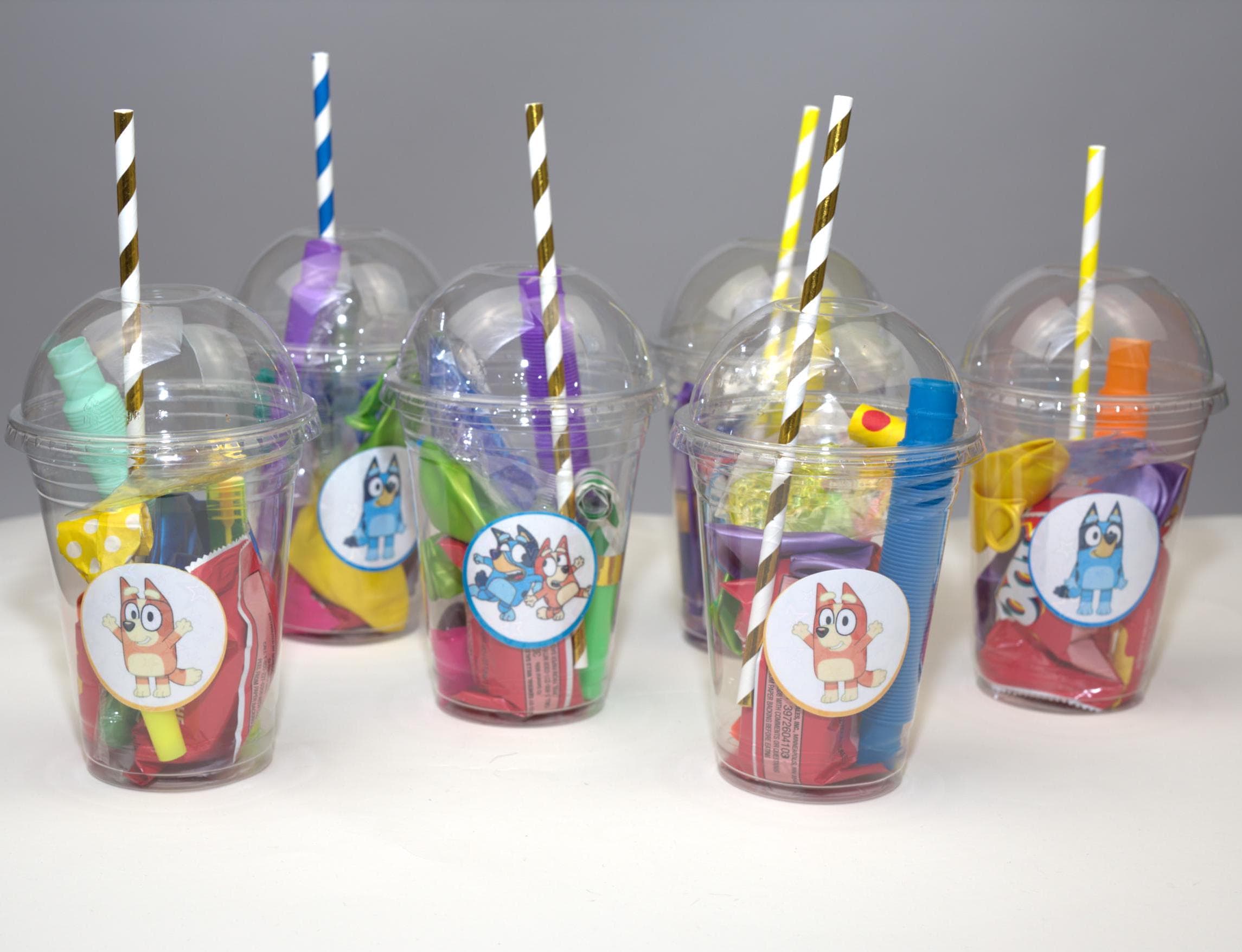 Bulk Pre Filled Goodie Cups Boy Girl Birthday Goody Cup Blue Dog Bingo ...
