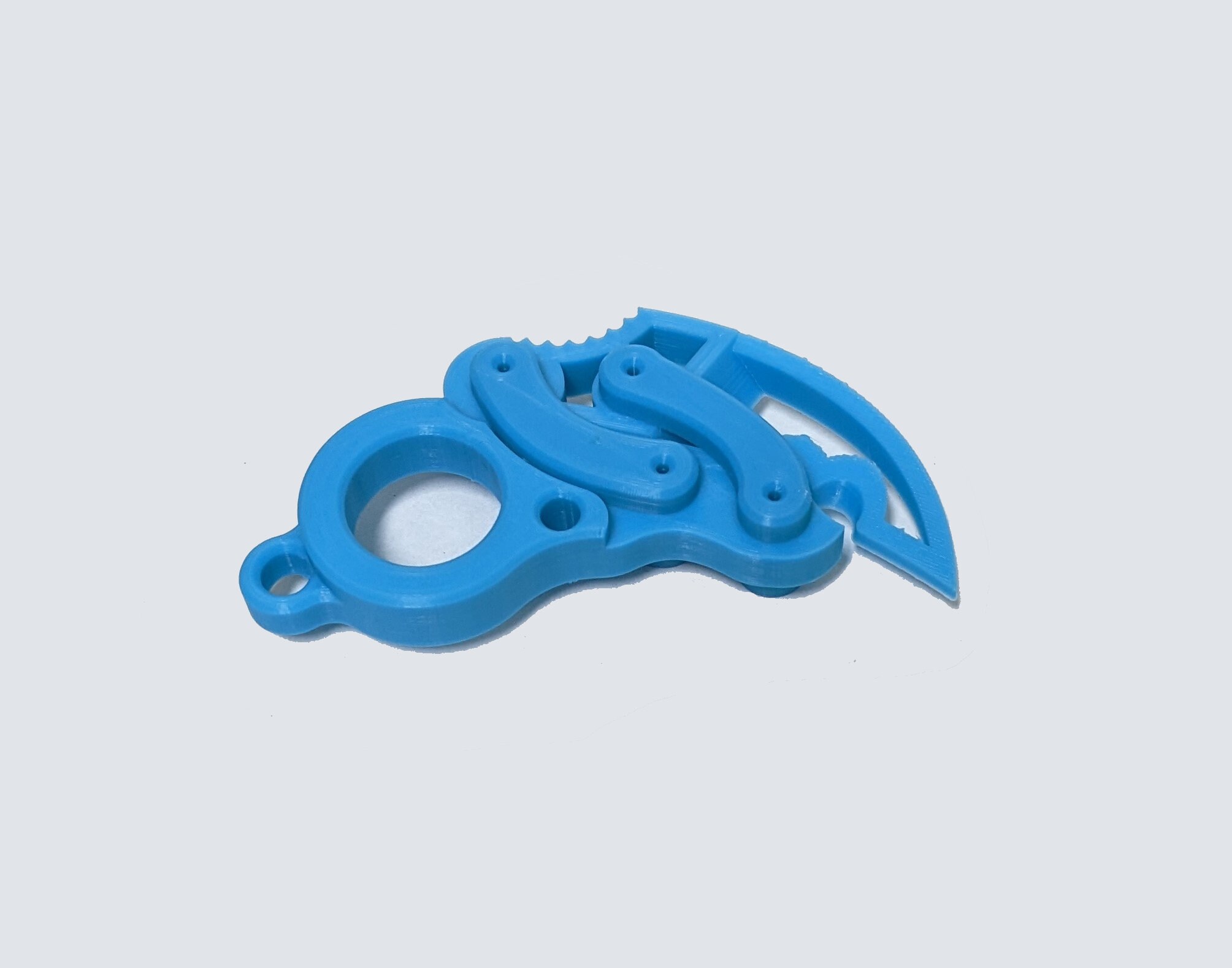 3D Printed Karambit Folding Toy Knife | Fidget Fun in Colorful Combinations - Etsy