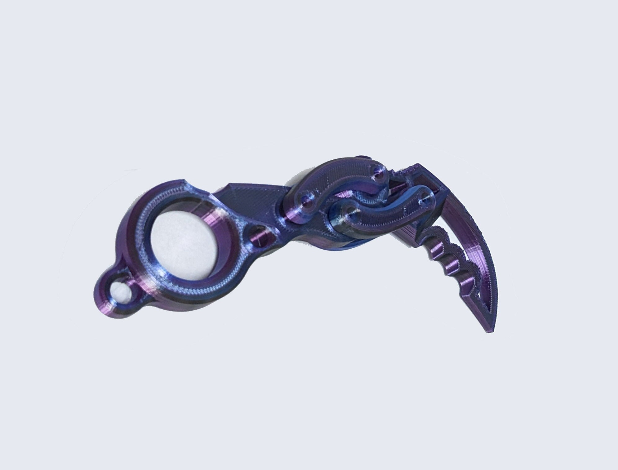 3D Printed Karambit Folding Toy Knife | Fidget Fun in Colorful ...