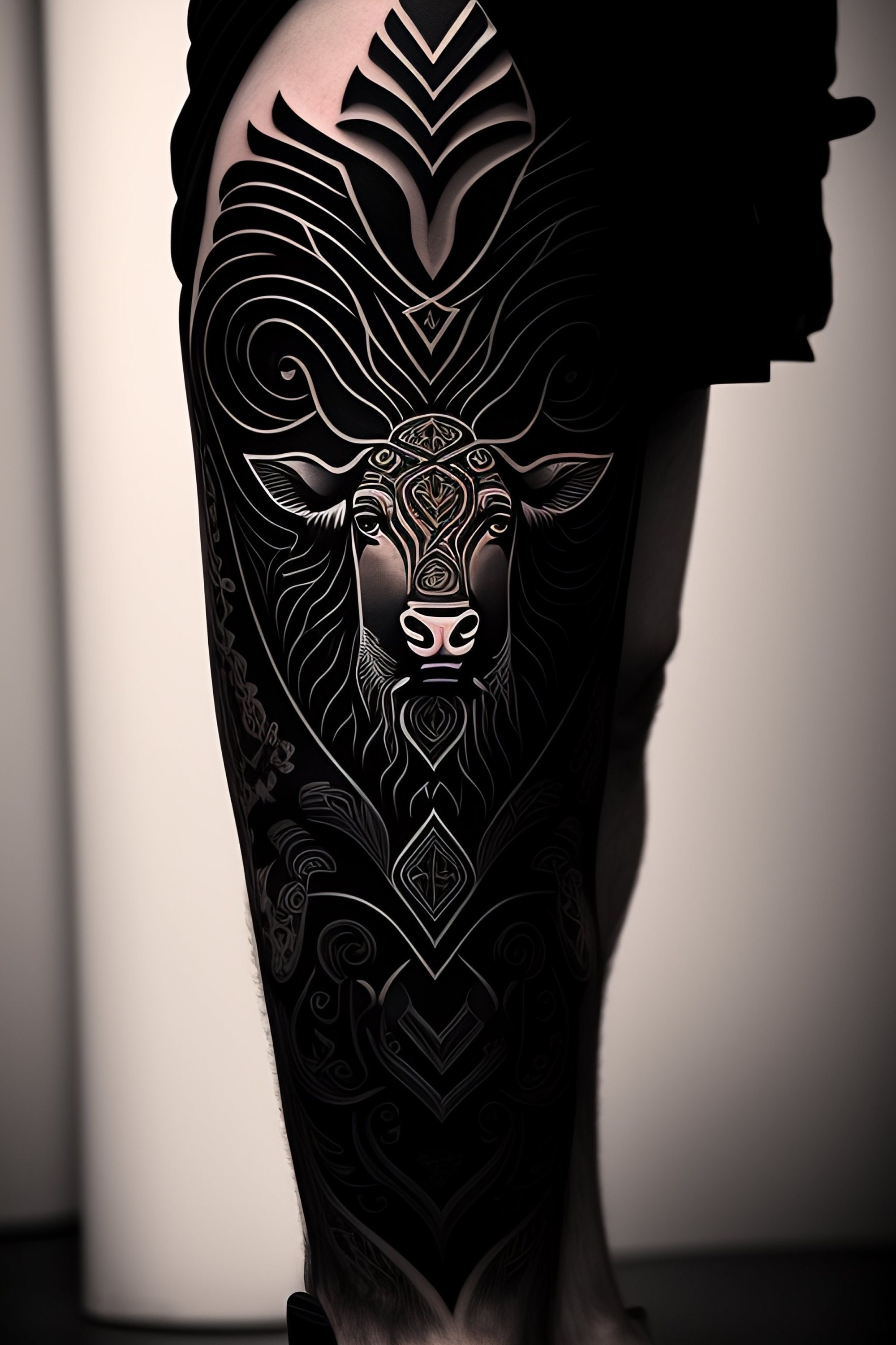 Taurus Tattoos For Guys On Chest