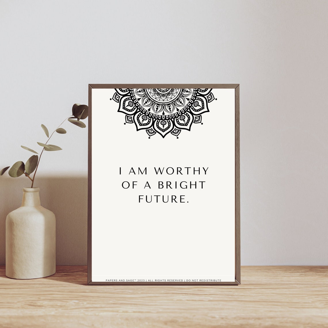 24 Daily Affirmations Card Deck | Mindful Cards | Mindset Cards | Self ...
