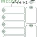 Weekly Planner Flexible Dates - Etsy